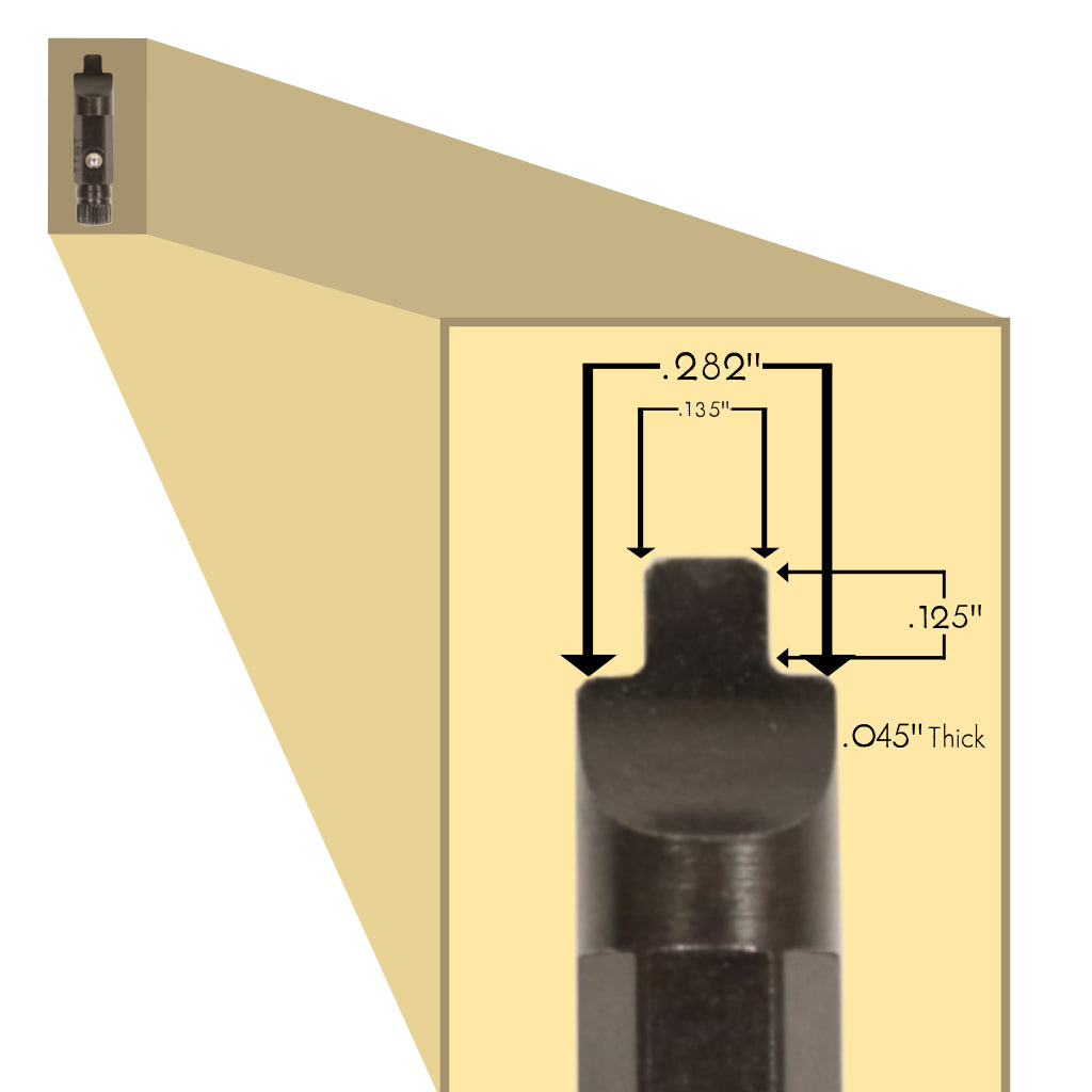 Slotted/Flathead Screwdriver Bits | Chapman MFG – Chapman Manufacturing