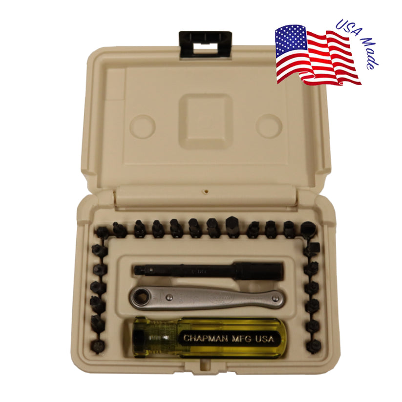 #7341 Standard + Bristol / 6 Spline Screwdriver Set | Chapman MFG ...