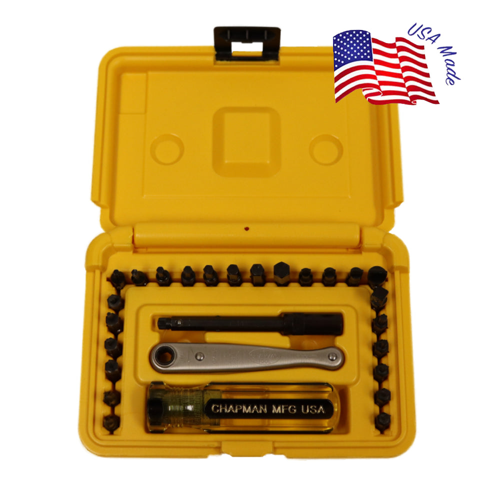 #7341 Standard + Bristol / 6 Spline Screwdriver Set | Chapman MFG ...