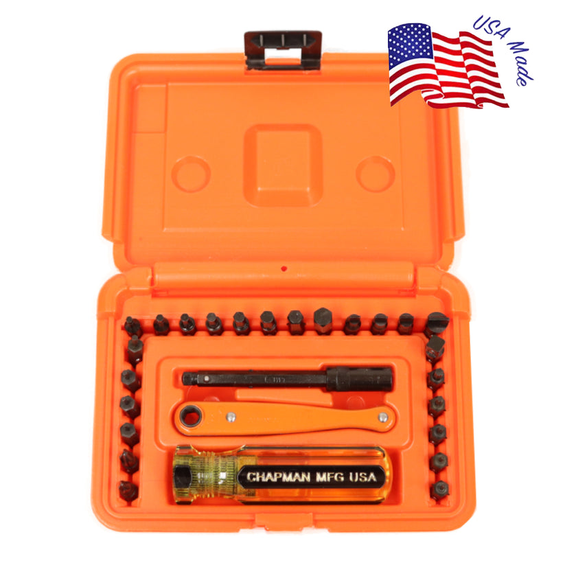 #7341 Standard + Bristol / 6 Spline Screwdriver Set | Chapman MFG ...